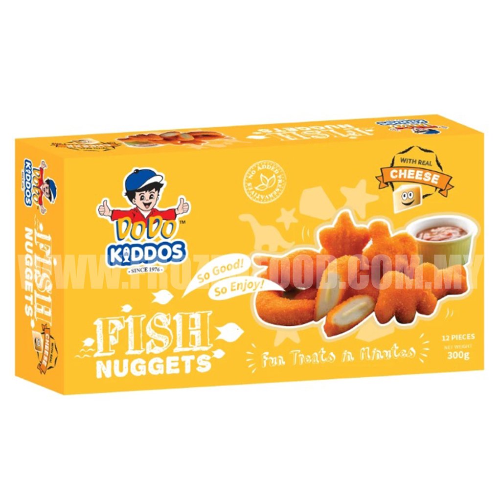 DODO KIDDOS FISH NUGGET (CHEESE) (300GM) 嘟嘟牌香酥鱼块 (芝士) - Frozen Food ...