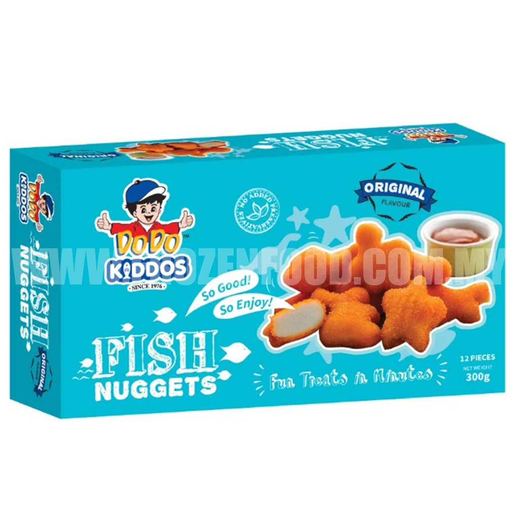 DODO KIDDOS FISH NUGGET (ORIGINAL) (300GM) 嘟嘟牌香酥鱼块 (原味) - Frozen Food ...
